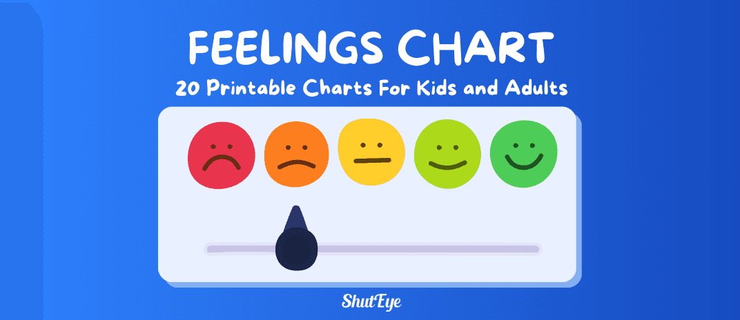 Feelings Chart: 20 Free Charts For Kids and Adults To Use!