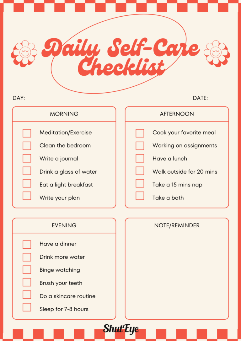 30+ Free Printable Self-Care Planner Templates For Well-Being