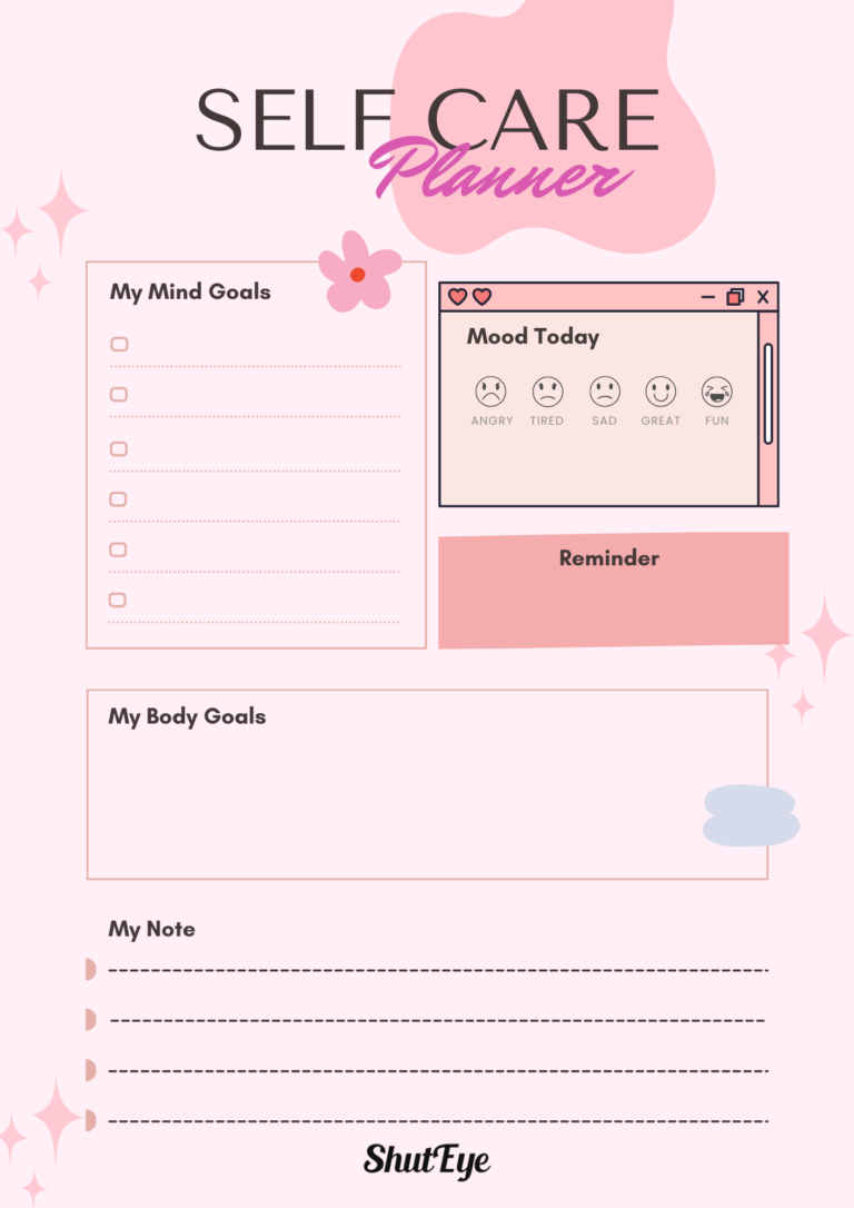 30+ Free Printable Self-Care Planner Templates For Well-Being