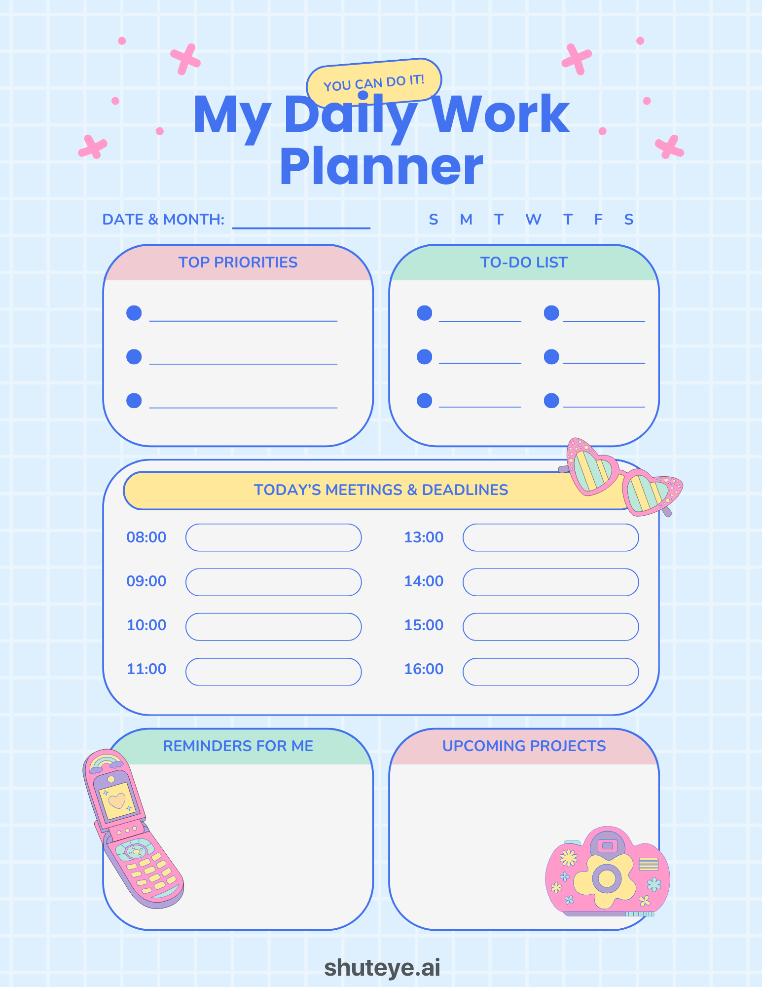 30+ Printable Daily Planner Templates With Free PDF Download