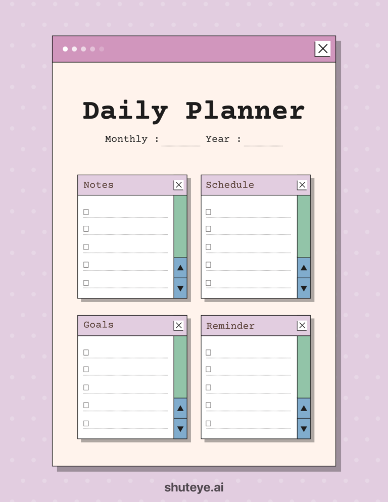 30+ Printable Daily Planner Templates With Free PDF Download